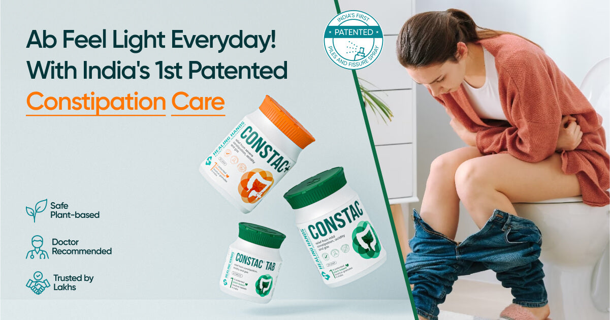 India's 1st patented Ayurvedic Medicines for Constipation Relief