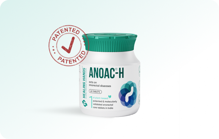 Healing Hands Anoac-H Tablet for Severe Piles & Fissure I 60 Tablets